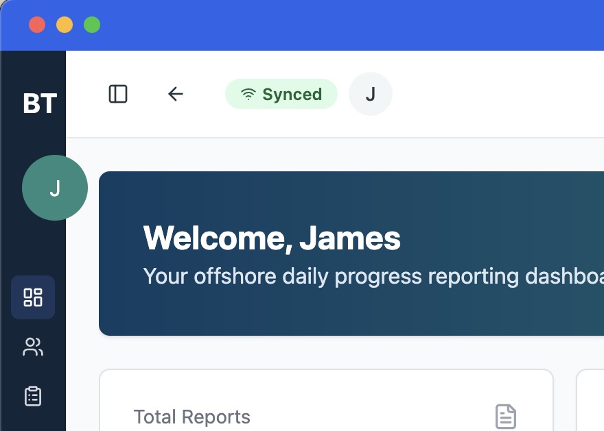 BlueTrack: Offshore Daily Progress Reporting (DPR) Software